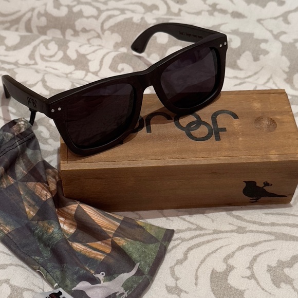 Proof Eyewear | Accessories | Proof Eyewear Wooden Sunglasses | Poshmark